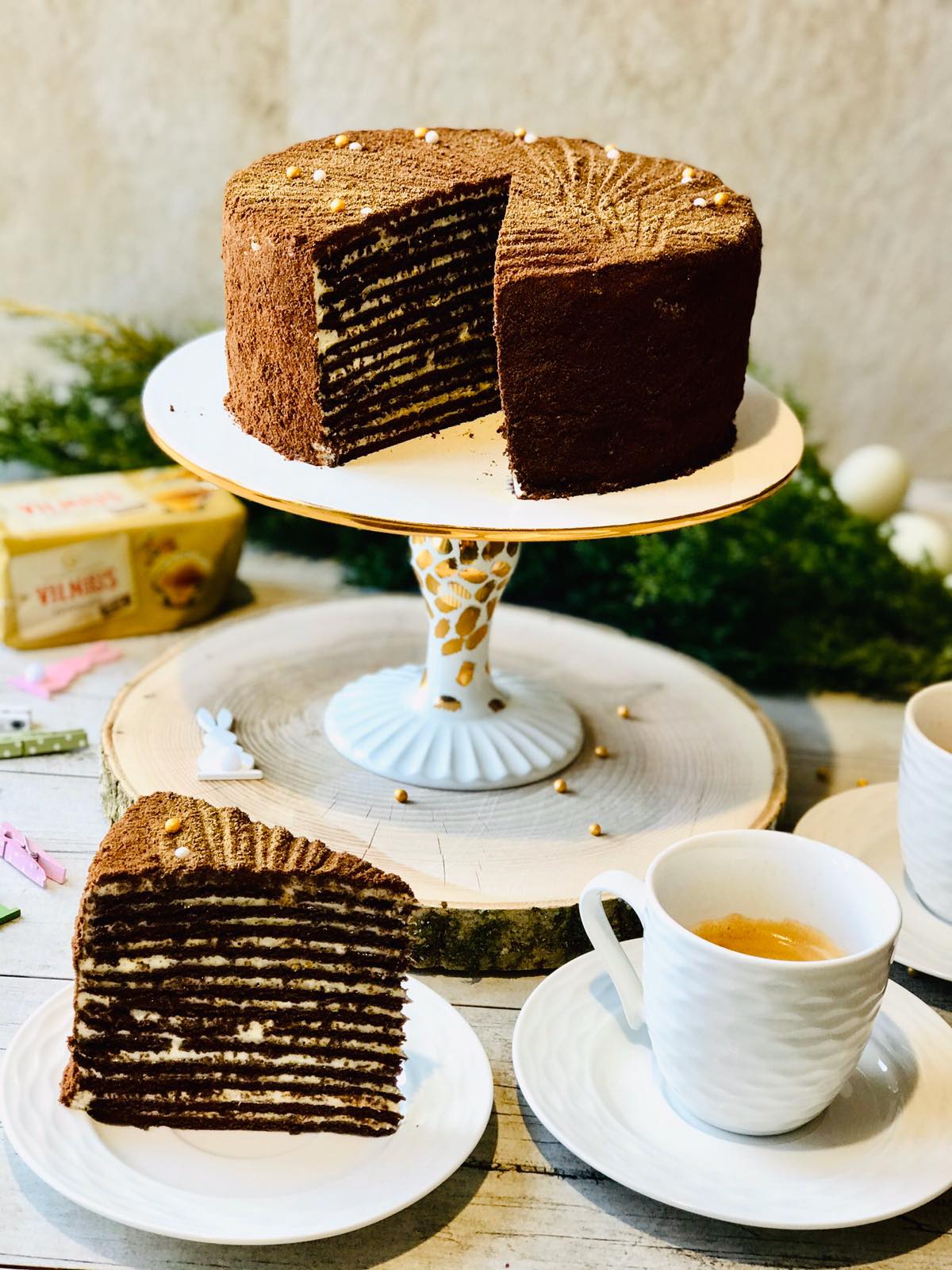 Šokoladinis medaus tortas – Skanus gyvenimas